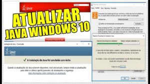 Como atualizar o java no pc com windows 10