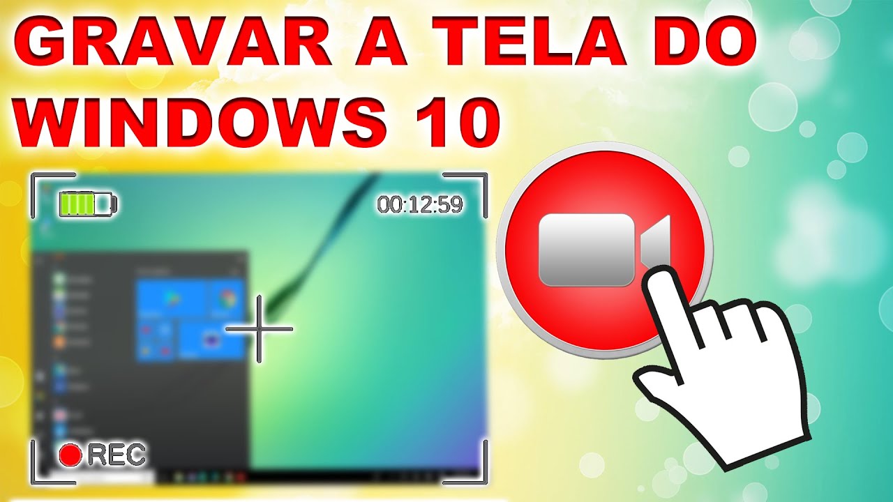 Como gravar tela do pc no windows 10