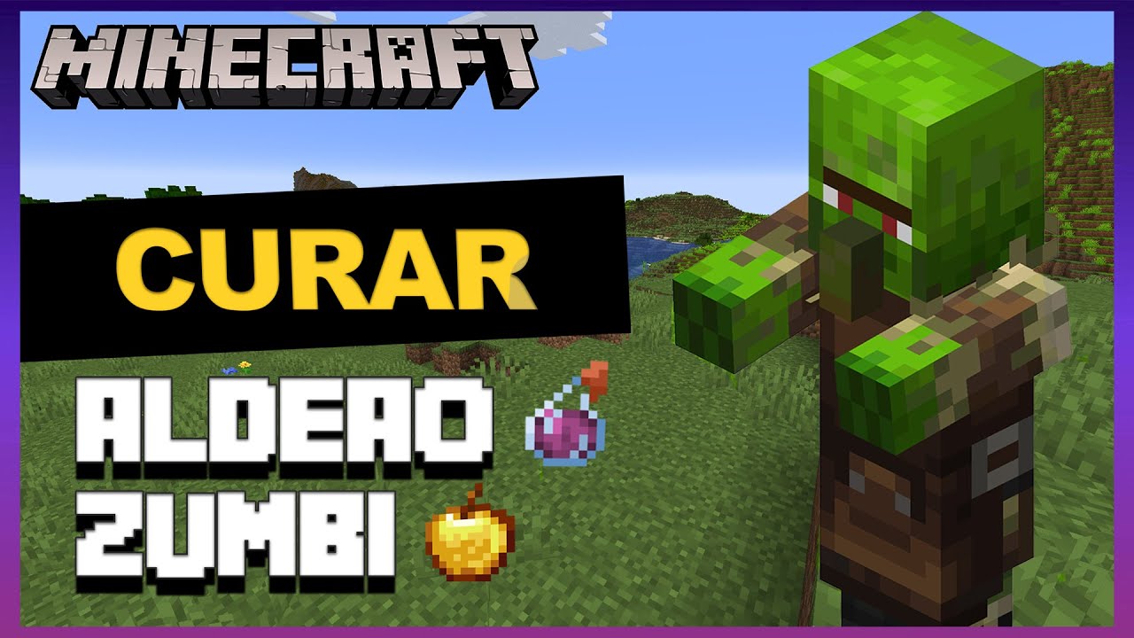 Como curar um aldeao zumbi no minecraft