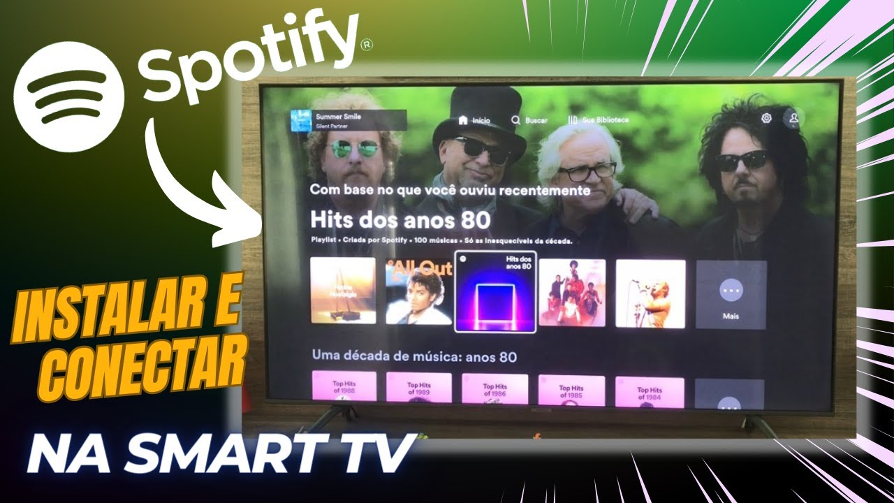 Como baixar e instalar spotify na smart tv da samsung