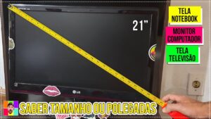 Como medir e saber quantas polegadas tem o monitor