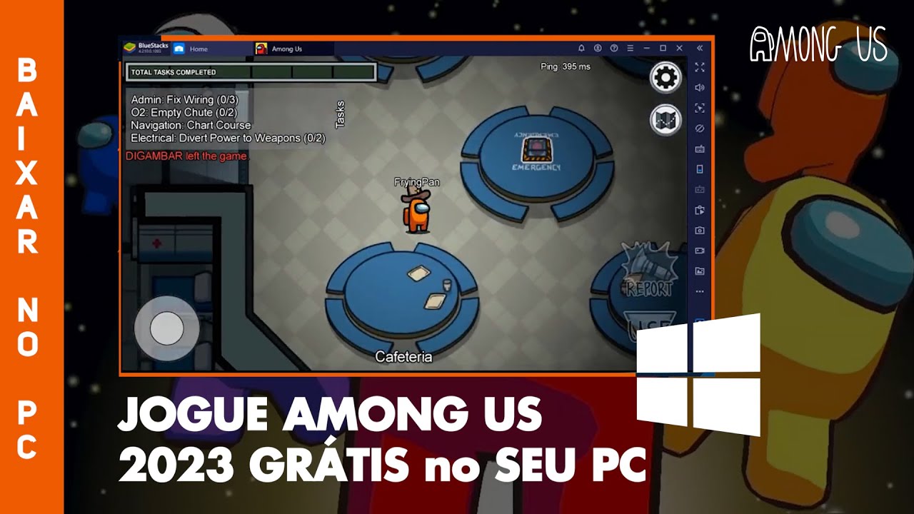 Como fazer download de among us gratis e jogar no pc com emulador