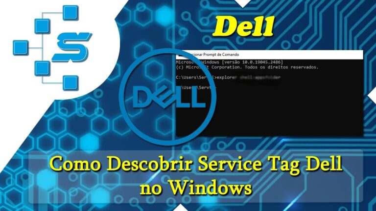 Como descobrir codigo da service tag de um pc da dell com windows ou linux