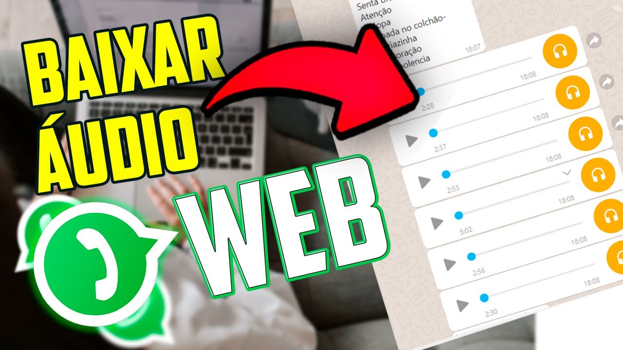 Como fazer download de audio no whatsapp web ou desktop no pc