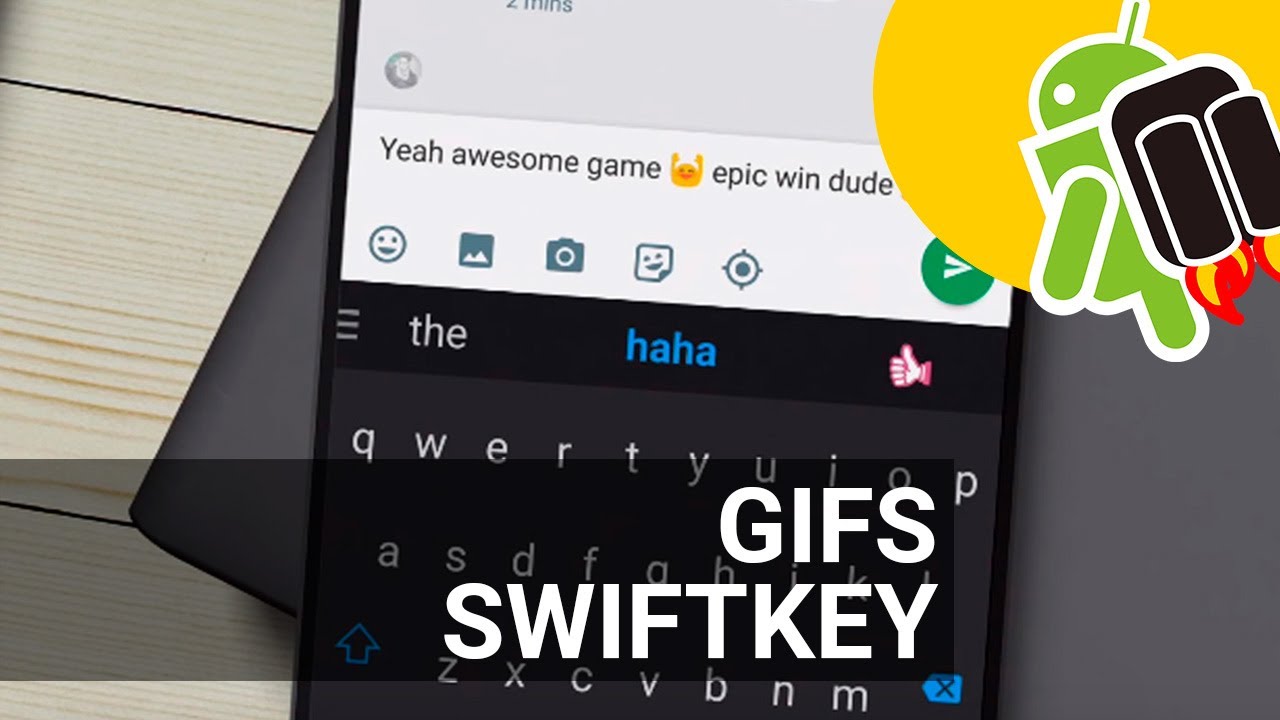 Como enviar gif no teclado swiftkey para android