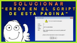 Como resolver erros de script no navegador