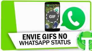 Como postar um gif no status do whatsapp pelo android
