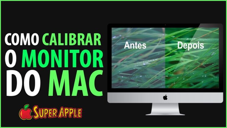 Como calibrar o monitor de um macbook