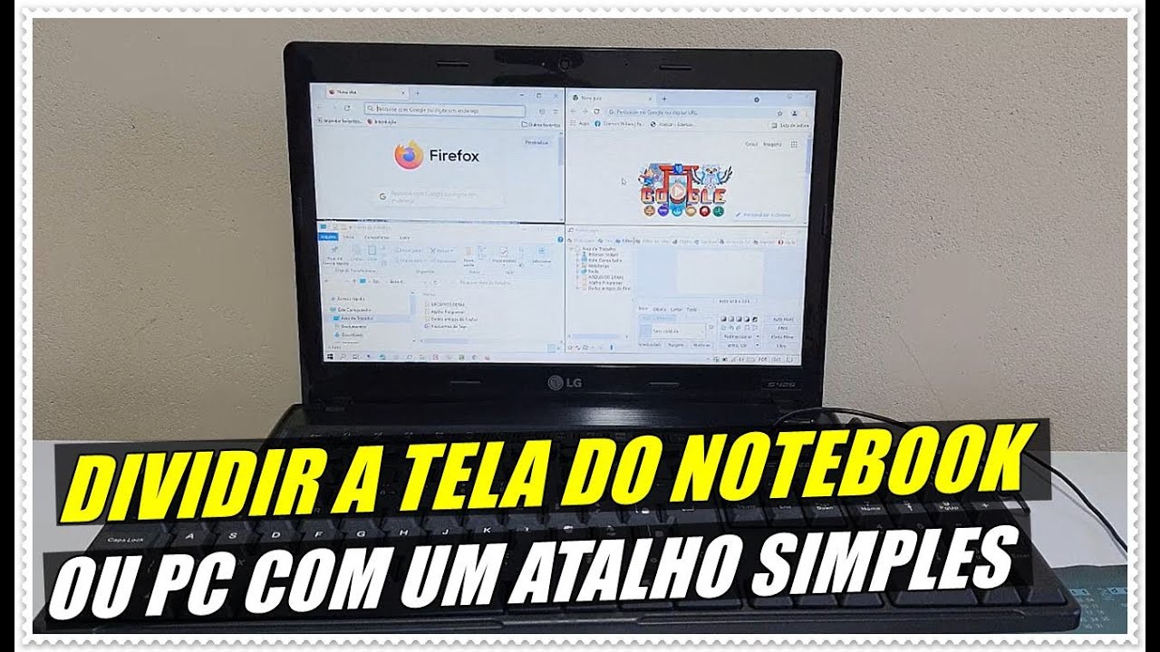 Como abrir duas paginas lado lado no firefox