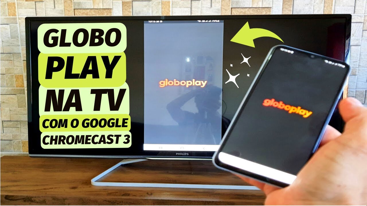 Como usar o globo play com o chromecast