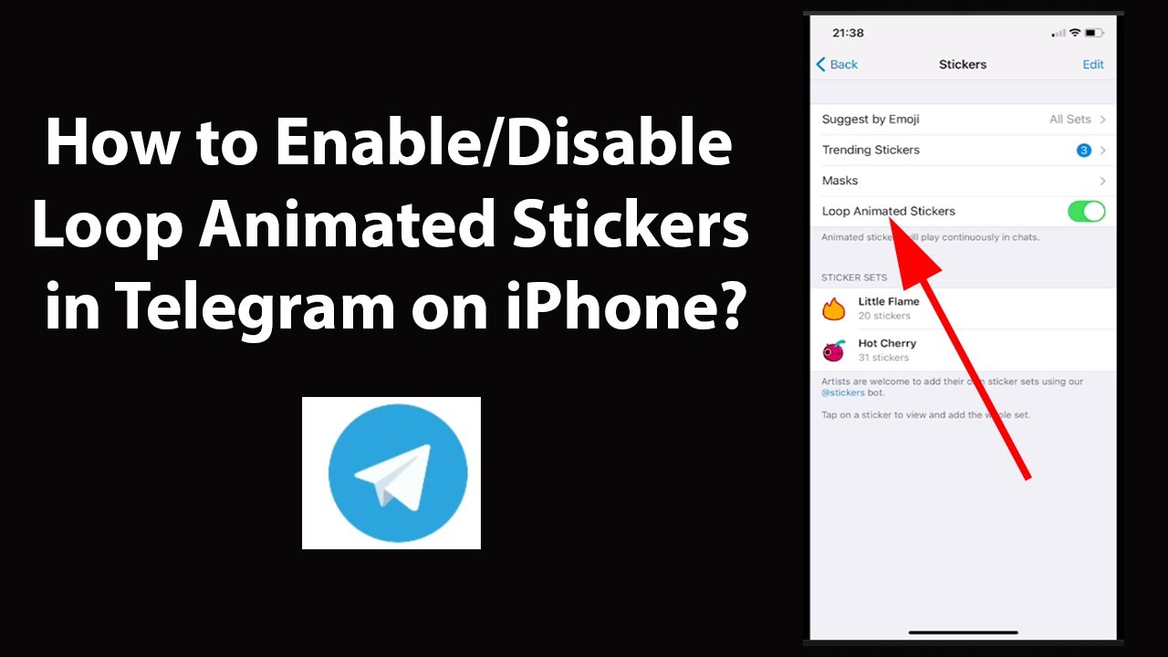 Como ativar os stickers do telegram para iphone