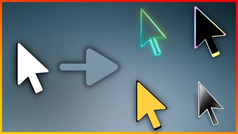 Como mudar tamanho e cor do cursor do mouse no windows 10