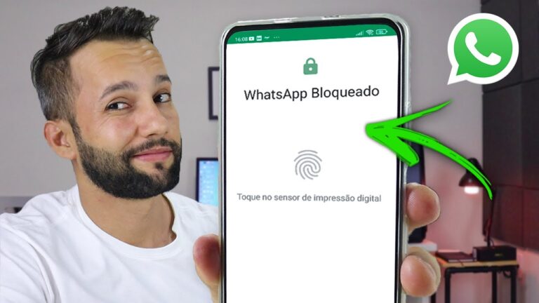 Como colocar senha no whatsapp