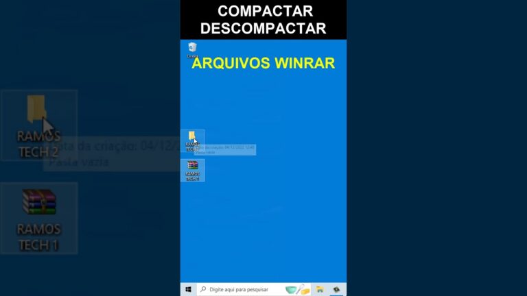Como compactar e descompactar arquivos com winrar