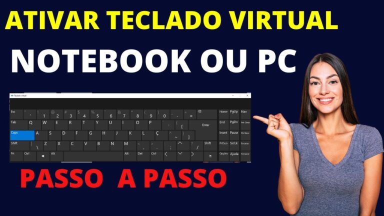 Como acessar e configurar um teclado virtual no windows